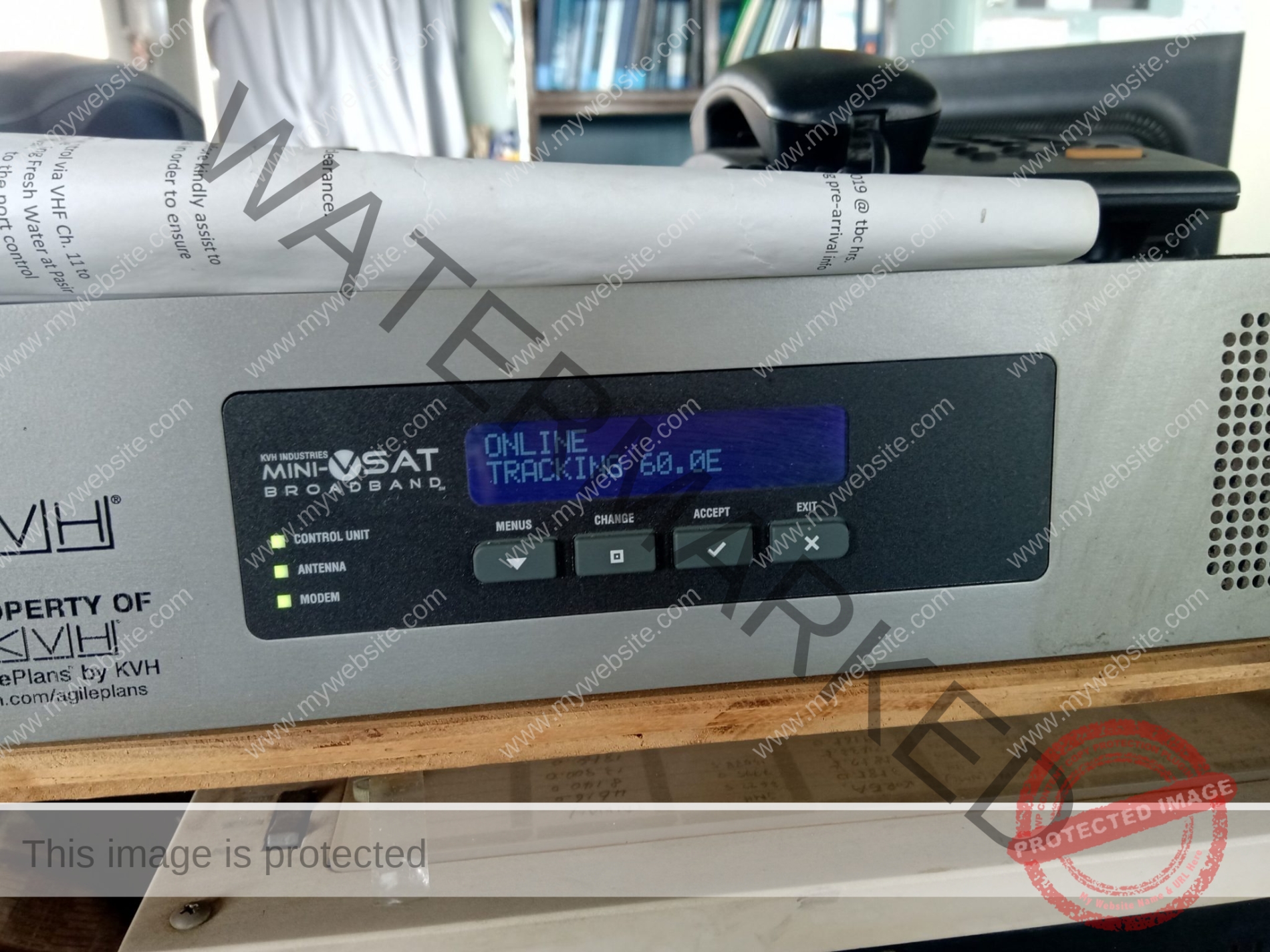 KVH V7 HTS antenna motor/belt replacements